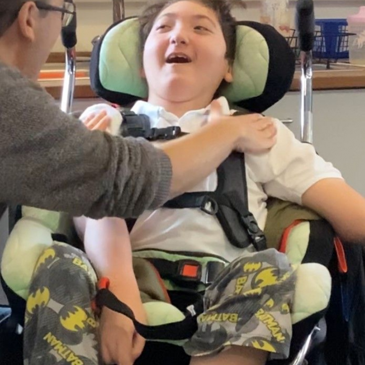 Mary Elliot Academy - PMLD students engage in Story Massage